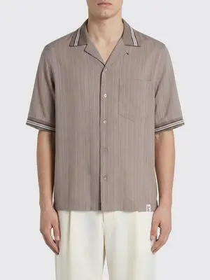 GOLDEN GOOSE Virgin Wool And Viscose Shirt - Camel