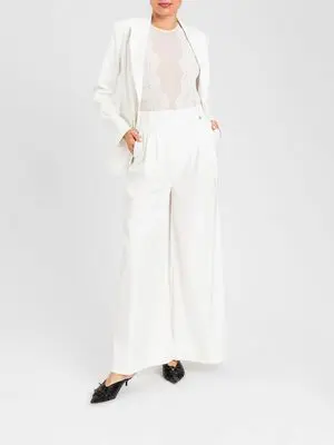TWINSET Viscose Blend Single-breasted Blazer