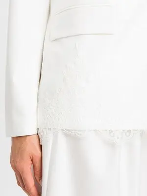 TWINSET Viscose Blend Single-breasted Blazer