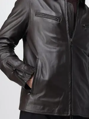 XC Leather Jacket - Dark