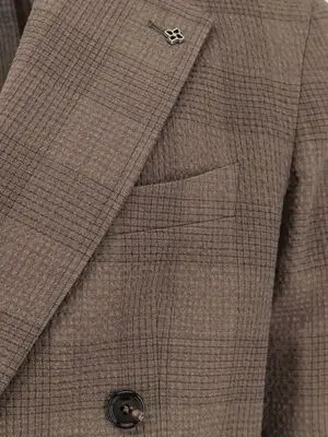 Tagliatore Double-breasted Checked Blazer