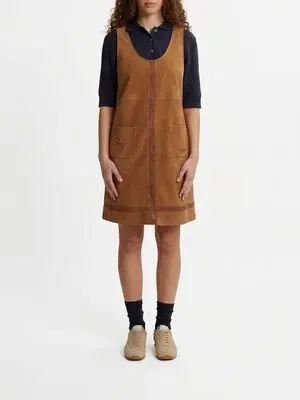 LA MARTINA Suede Mini Dress
