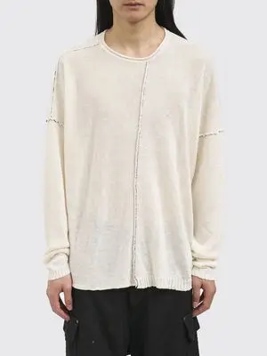 Isabel Benenato Linen Pullover - White