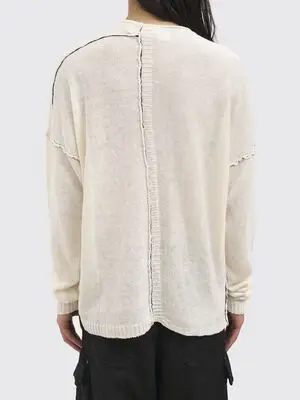 Isabel Benenato Linen Pullover - White