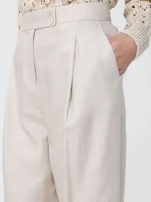 Eleventy Wide Leg Trousers In Virgin Wool Blend