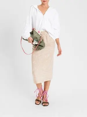 TWINSET Printed Viscose Skirt
