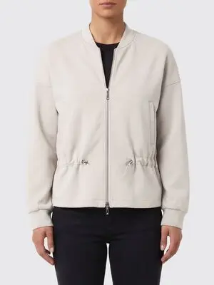 MOORER Cotton Blend Bomber Jacket - Beige