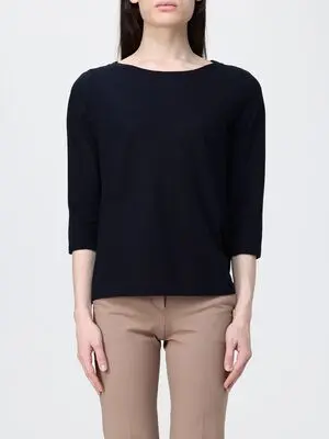 ZANONE Viscose Crew Neck Sweater - Blue
