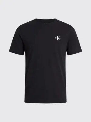 Calvin Klein Contrast Logo Crew Neck Cotton T-shirt
