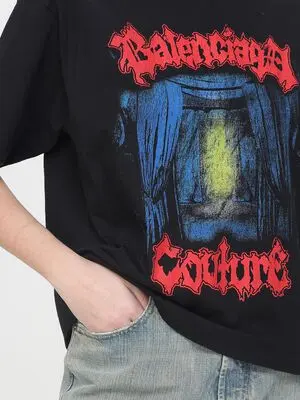 Balenciaga Printed Cotton T-shirts