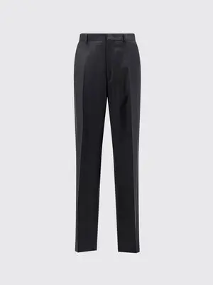 Tagliatore Wide Leg Tailored Trousers In Virgin Wool - Black