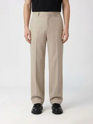 Tagliatore Wide Leg Tailored Trousers In Virgin Wool - Brown