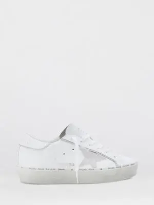 GOLDEN GOOSE Leather Hi Star Sneakers - White