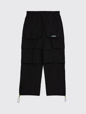 BARROW Cotton Cargo Trousers - Black