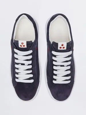 Peuterey Suede And Leather Lace-up Sneakers