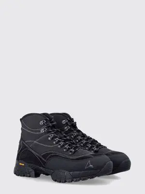 ROA Andreas Raw Mesh And Rubber Ankle Boots