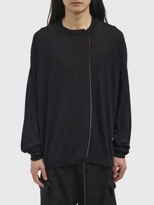 Isabel Benenato Cotton Crew Neck Pullover - Black