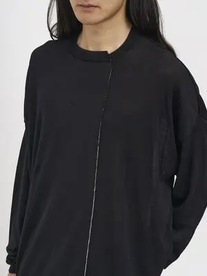Isabel Benenato Cotton Crew Neck Pullover