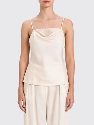 TWINSET Satin Top - Beige
