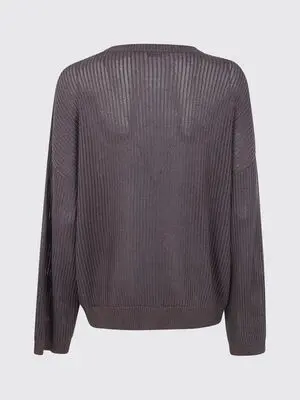 Brunello Cucinelli Cotton Blend Crew Neck Sweater - Brown