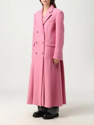 Vivetta Double Breasted Coat With Flared Skirt