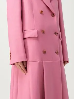 Vivetta Double Breasted Coat With Flared Skirt