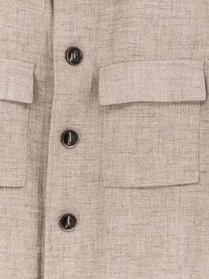 BOSS Virgin Wool Blend Overshirt