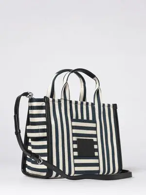 Marc Jacobs The Medium Tote Bag In Striped Cotton