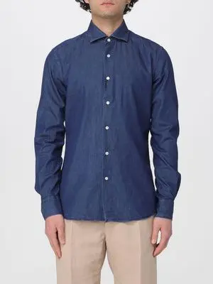 GLANSHIRT Cotton Casual Shirt - Blue