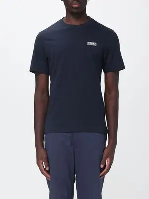 Barbour Cotton T-shirt With Logo - Blue