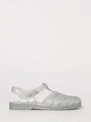 Melissa Possession Glitter Pvc Fisherman Sandals With Low Heel - Silver