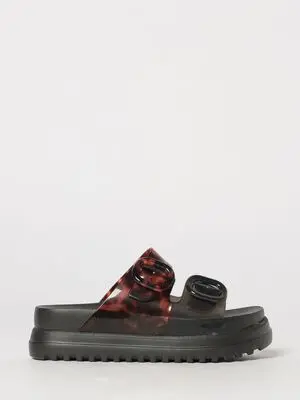 Melissa Cozy Slide Ad Tortoiseshell Pvc Platform Sandals - Black