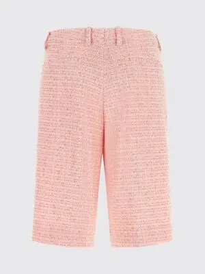 Tagliatore High-waisted Tweed Tailored Bermuda Shorts - Pink