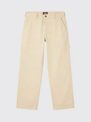 Dickies Wide Leg Cotton Carpenter Pants With Contrast Back Logo