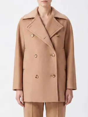 Max Mara Double Breasted Coat - Beige