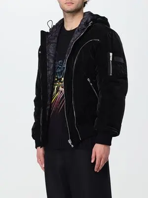 Versace Zip-up Velvet Bomber Jacket