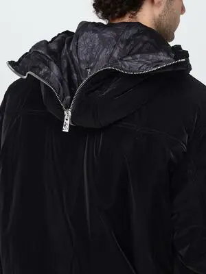 Versace Zip-up Velvet Bomber Jacket