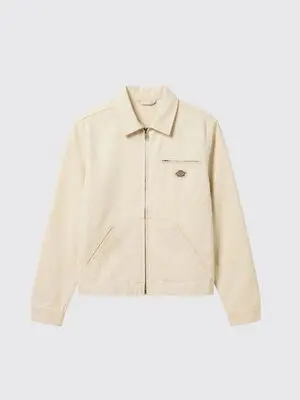 Dickies Canvas Shirt Jacket With Zip Closure And Contrast Logo