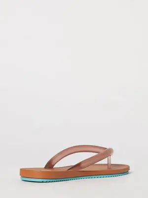 Melissa Airflow Pvc Thong Sandals With Low Heel - Brown