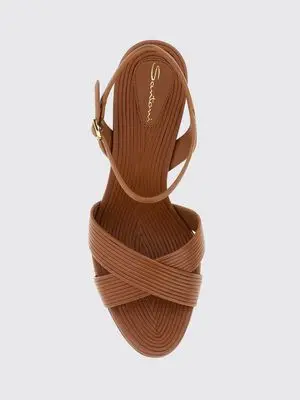 Santoni Laureen High Heel Sandals With Stiletto Heel And Ankle Strap