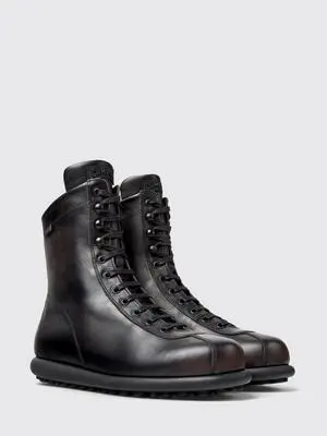 Camper Lace-up Leather Boots