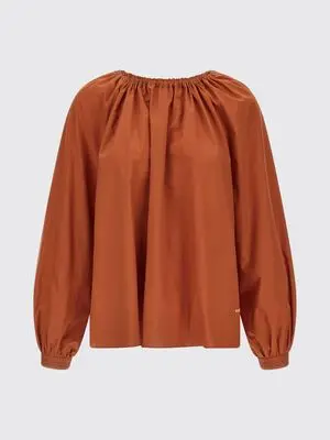 Marni Cotton Long-sleeved Blouse With Crew Neck