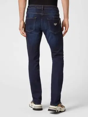 Philipp Plein Five-pocket Skinny Fit Stretch Jeans - Blue