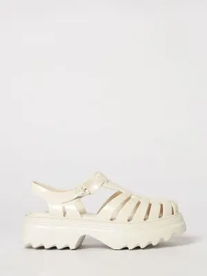 Melissa Possession Ii Platform Pvc Sandals With Medium Heel - Beige