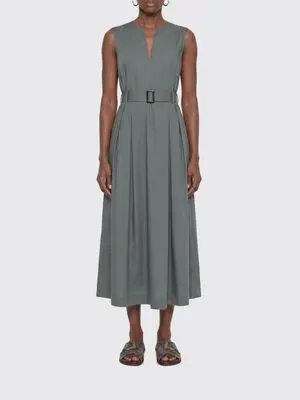 Woolrich Woolrich Midi Dress With Belt Green