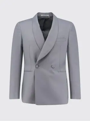 Tagliatore Double-breasted Virgin Wool Blazer - Pearl