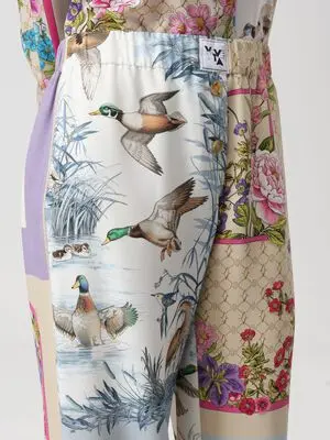 Vivetta Printed Wide-leg Trousers