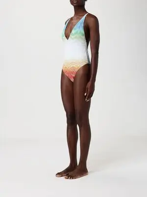 Missoni Metallic Polyester One-piece Swimsuit