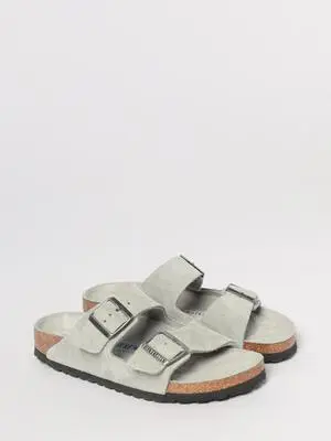 BIRKENSTOCK Arizona Suede Sandals - Grey