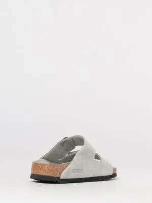 BIRKENSTOCK Arizona Suede Sandals - Grey